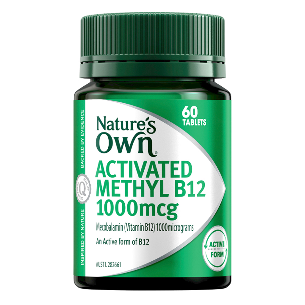 Nature's Own Activated Methyl B12 with Vitamin B 1000 mcg