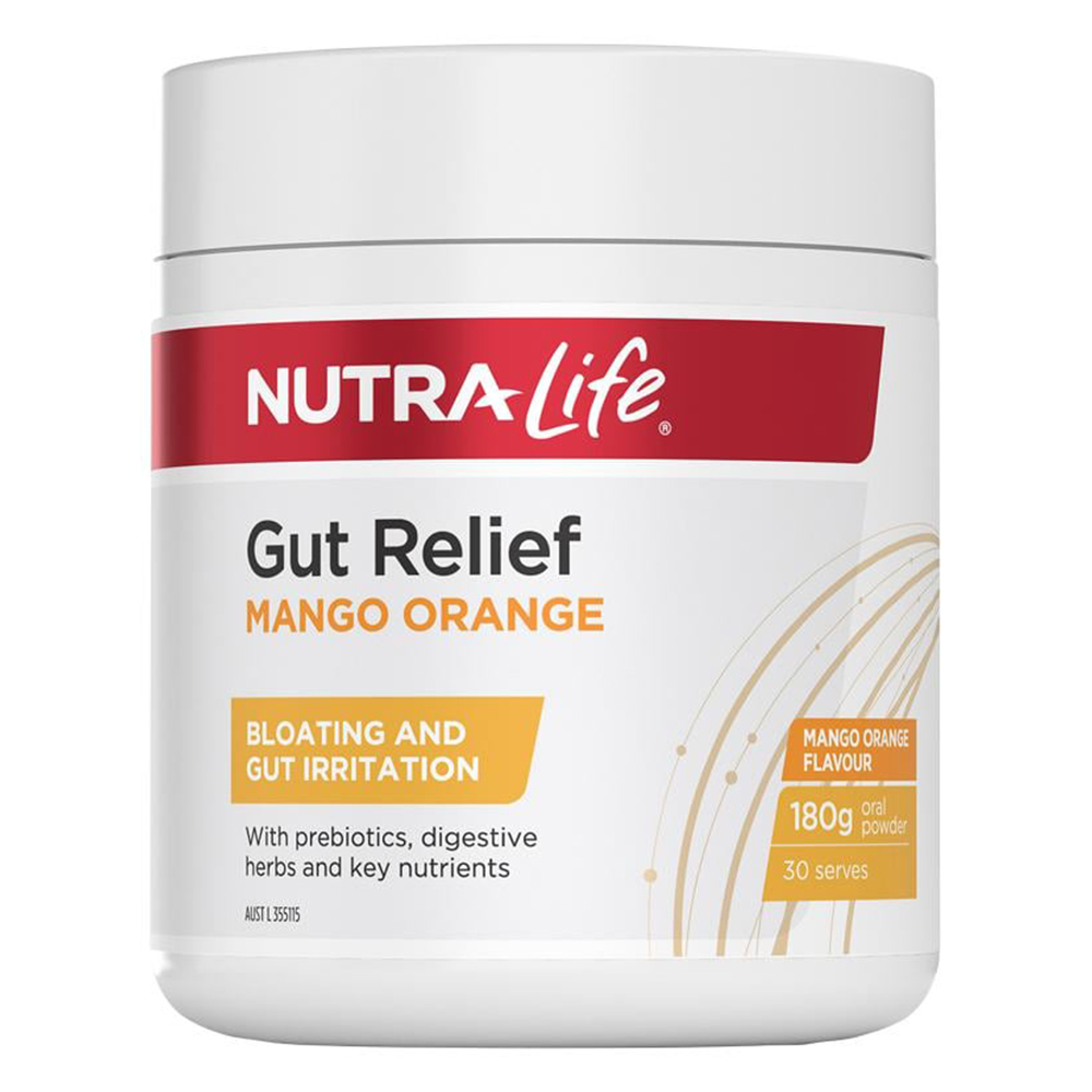 Buy Nutralife Gut Relief Oral Powder Mango Orange Online