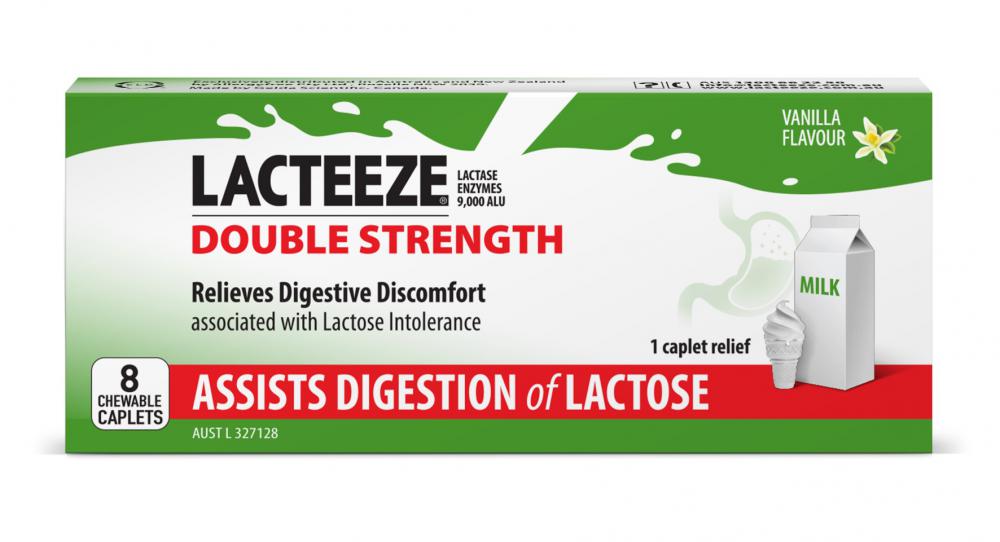 Buy Lacteeze Assists Digestion of Lactose Double Strength Chewable ...