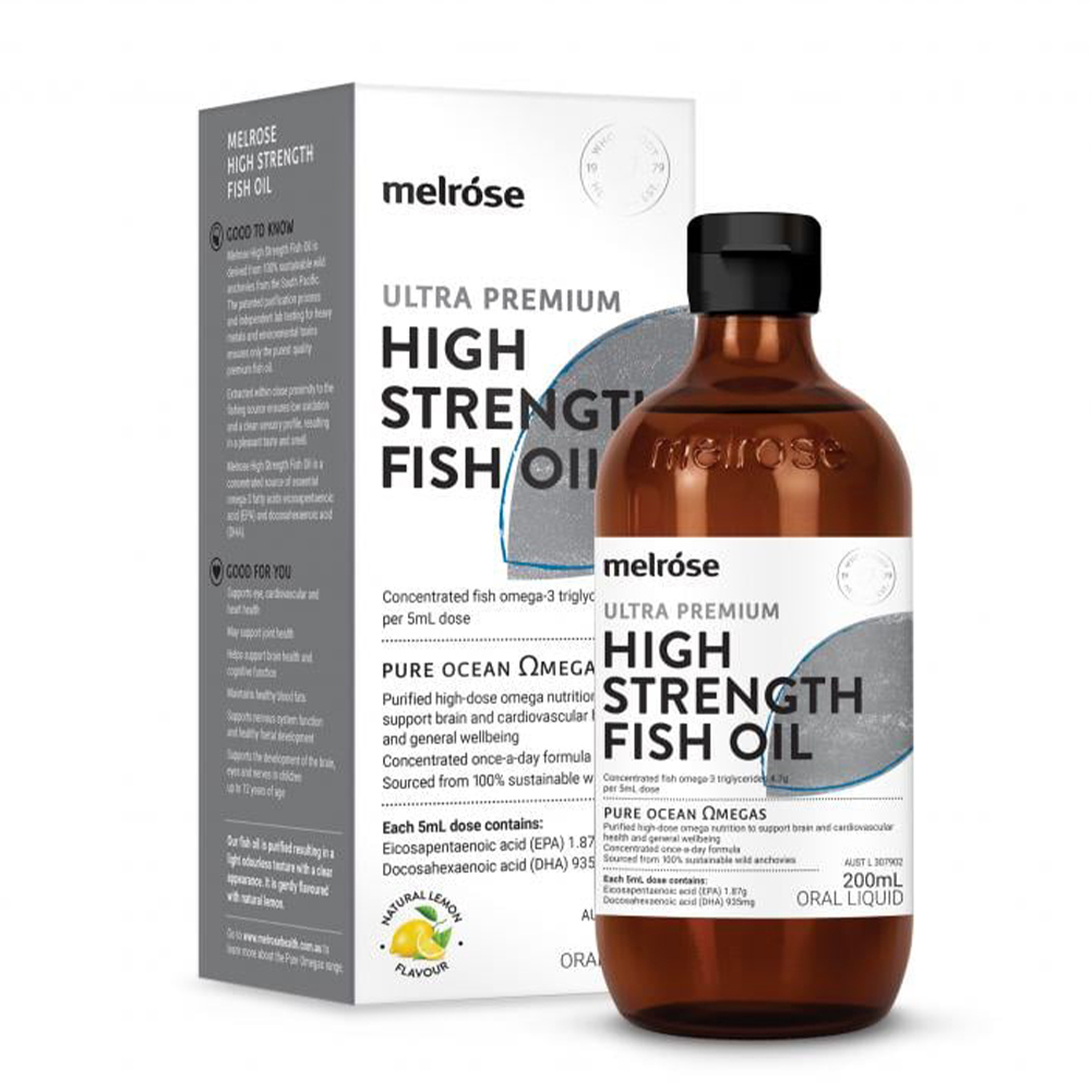 Melrose Fish Oil | Ultra Premium Fish Oil Oral Liquid