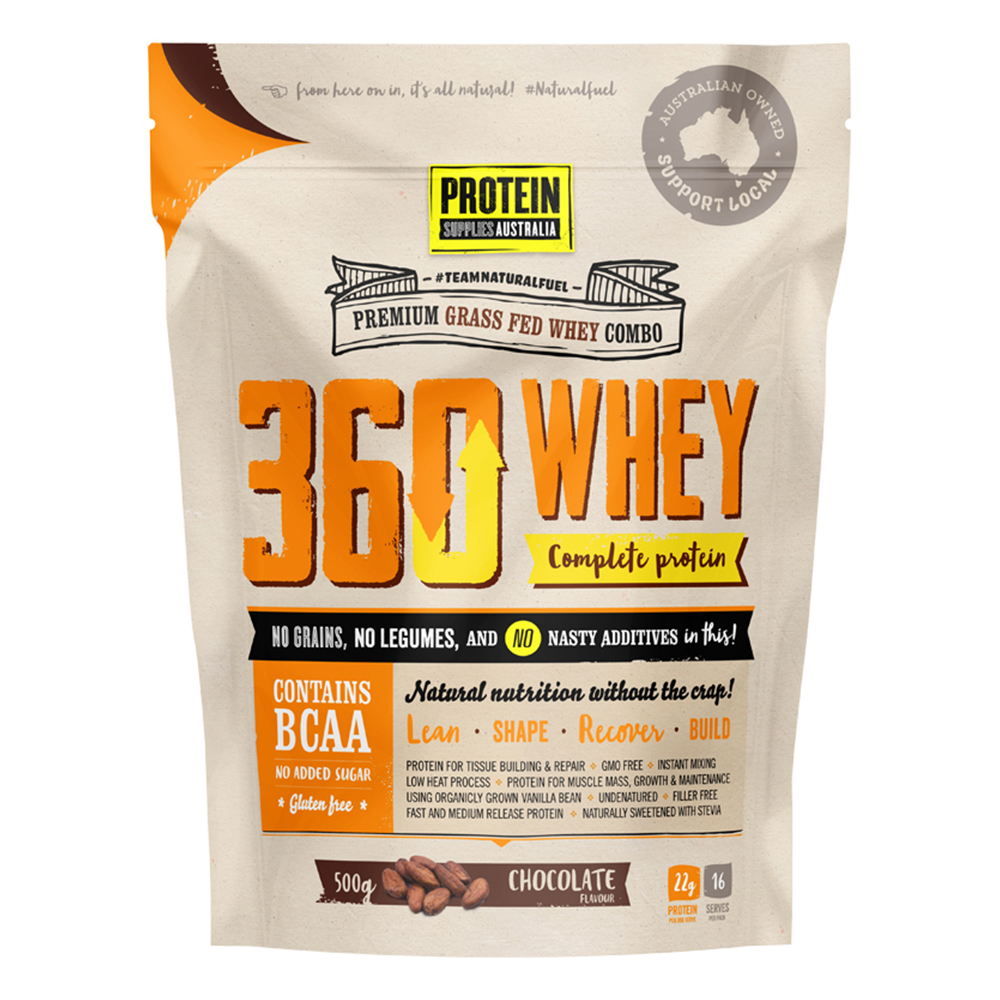 360 Whey (WPC + WPI) Combo Protein Powder Chocolate
