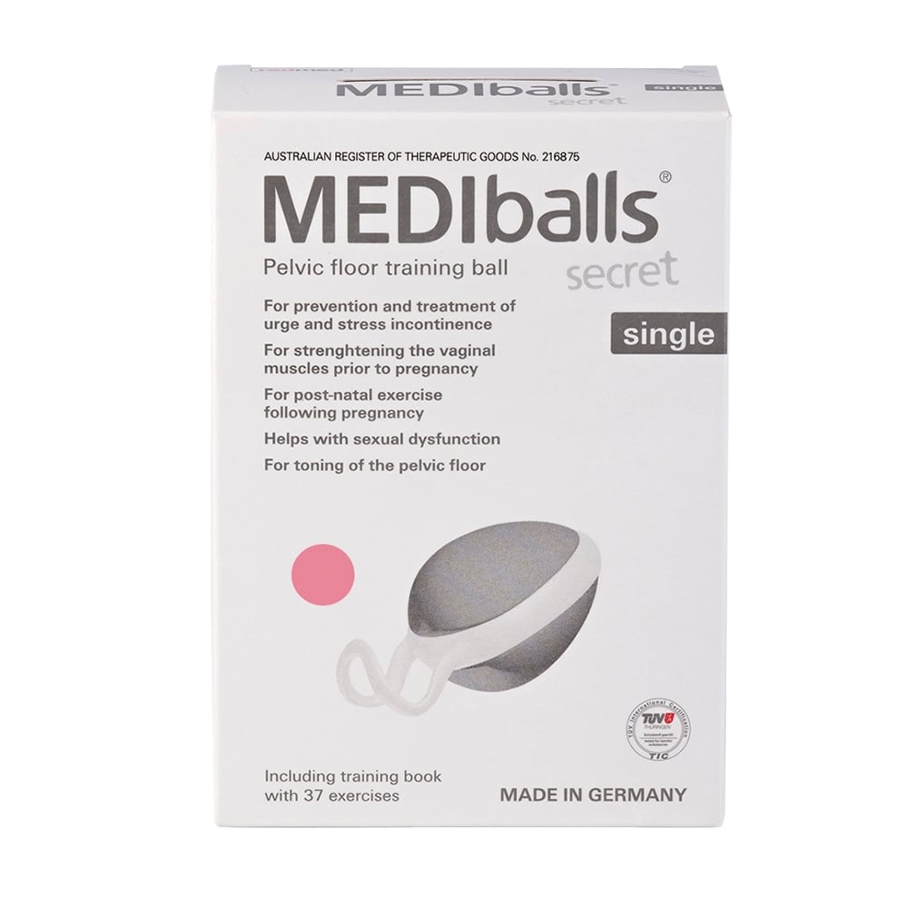 Buy Pelvi Mediballs Secret Pelvic Floor Training Balls Pink Single Online
