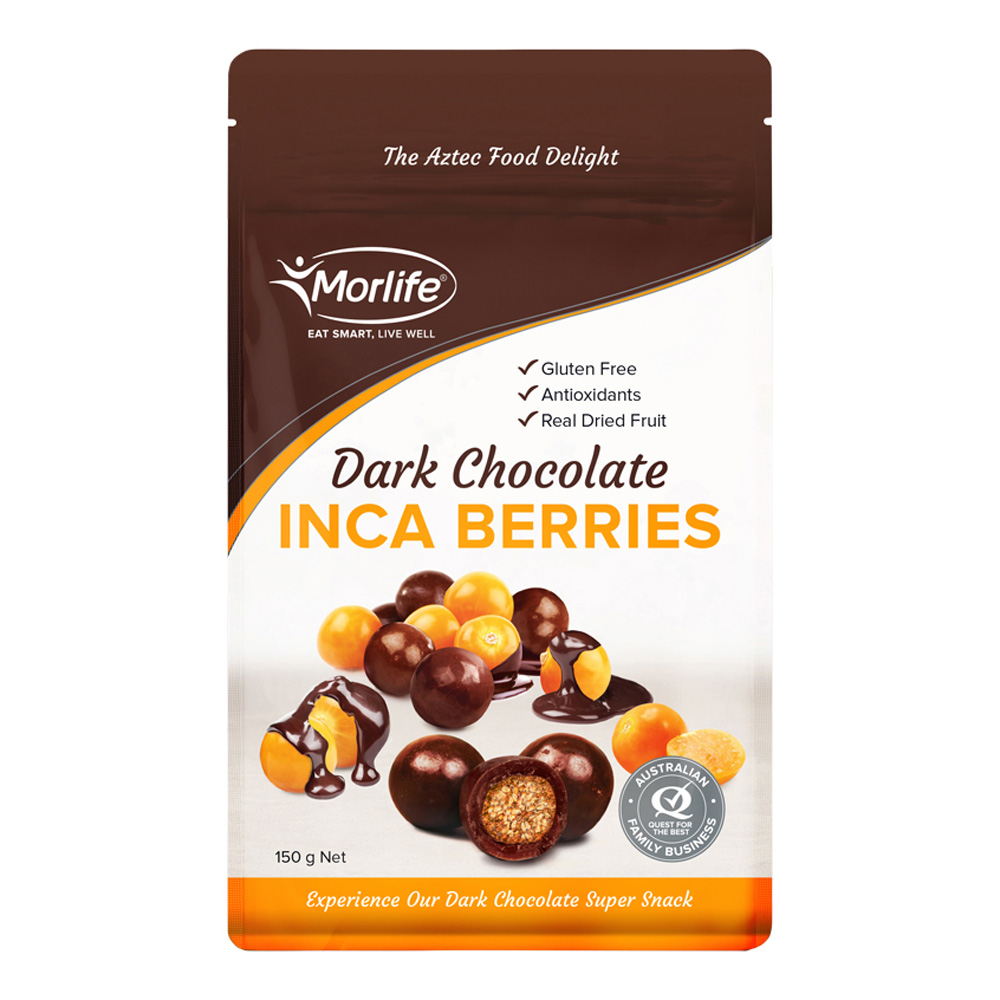 Morlife Dark Chocolate Coated Inca Berries | HealthSupplements