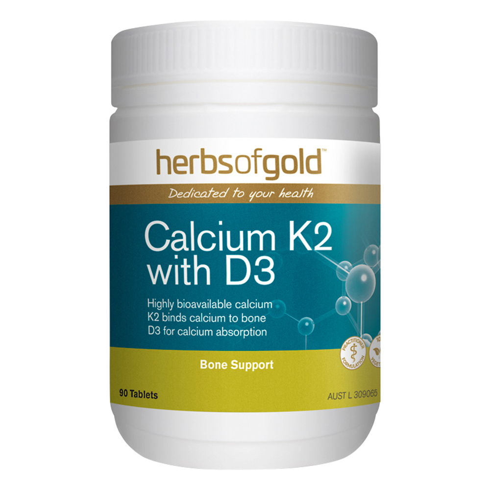 Herbs Of Gold Calcium K2 with D3 | HealthSupplements