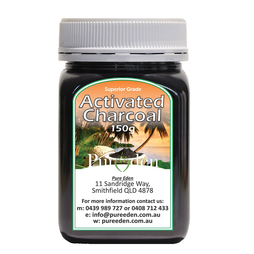 Buy Pure Eden Activated Charcoal Powder Australia | 70g, 150g, 500g & 1kg