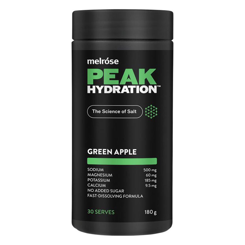 Melrose Peak Hydration Powder Green Apple | HealthSupplements