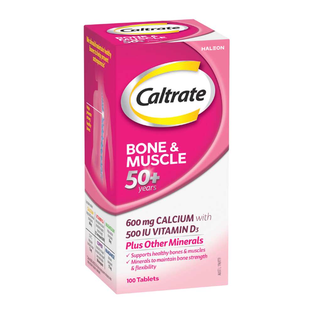 Buy Caltrate Bone & Muscle 50+ Years Online