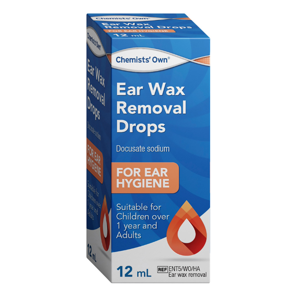 Buy Chemists' Own Ear Wax Removal Drops 12ml Australia