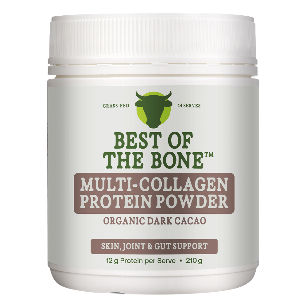 Best Of The Bone Multi-Collagen Protein Powder Organic Dark Cacao